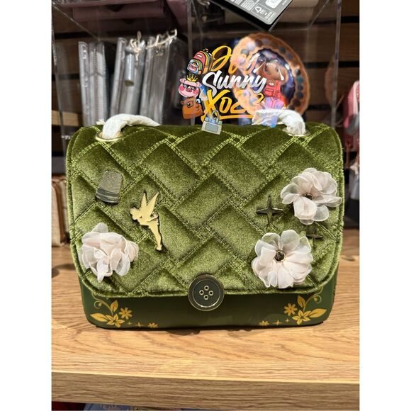 Loungefly | Bags | Loungefly Disney Peter Pan Tinker Bell Velvet ...